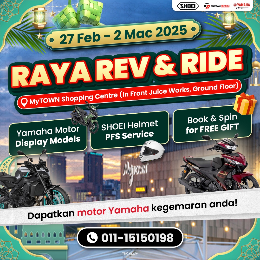 Raya Rev & Ride 2025 - MyTOWNKL